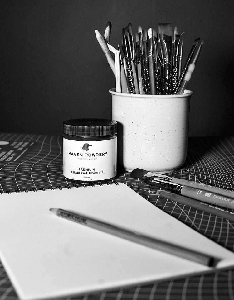 The Best Charcoal Powder for Your Artist Adventures | Raven Powders
